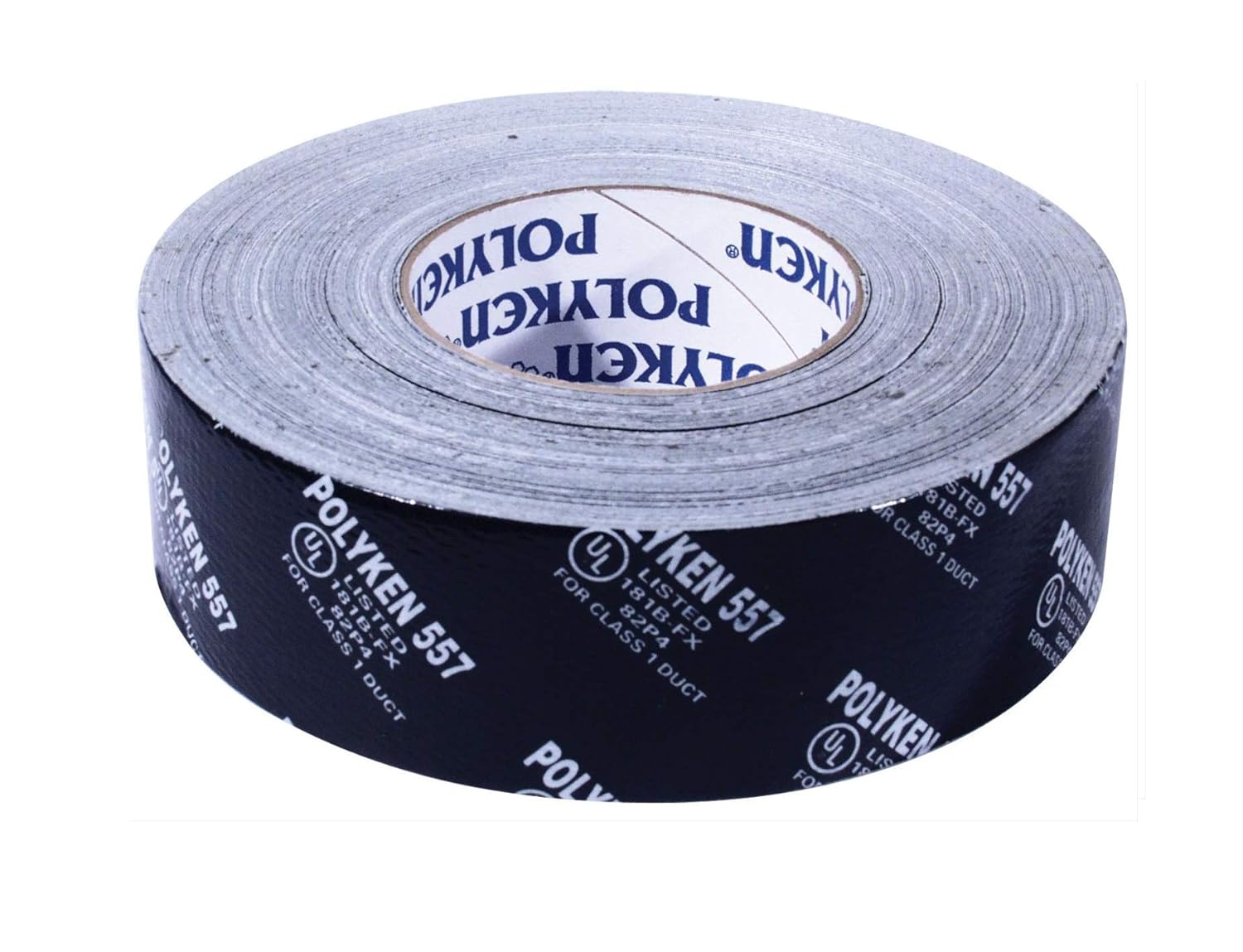 Polyken 557-BK - 2" x 60yd Black UL Listed Non-Metallized Duct Tape ...