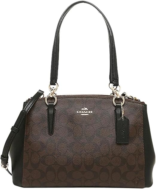 Amazon.com: Coach F36619 Small Christie Carryall In Signature Satchel ...