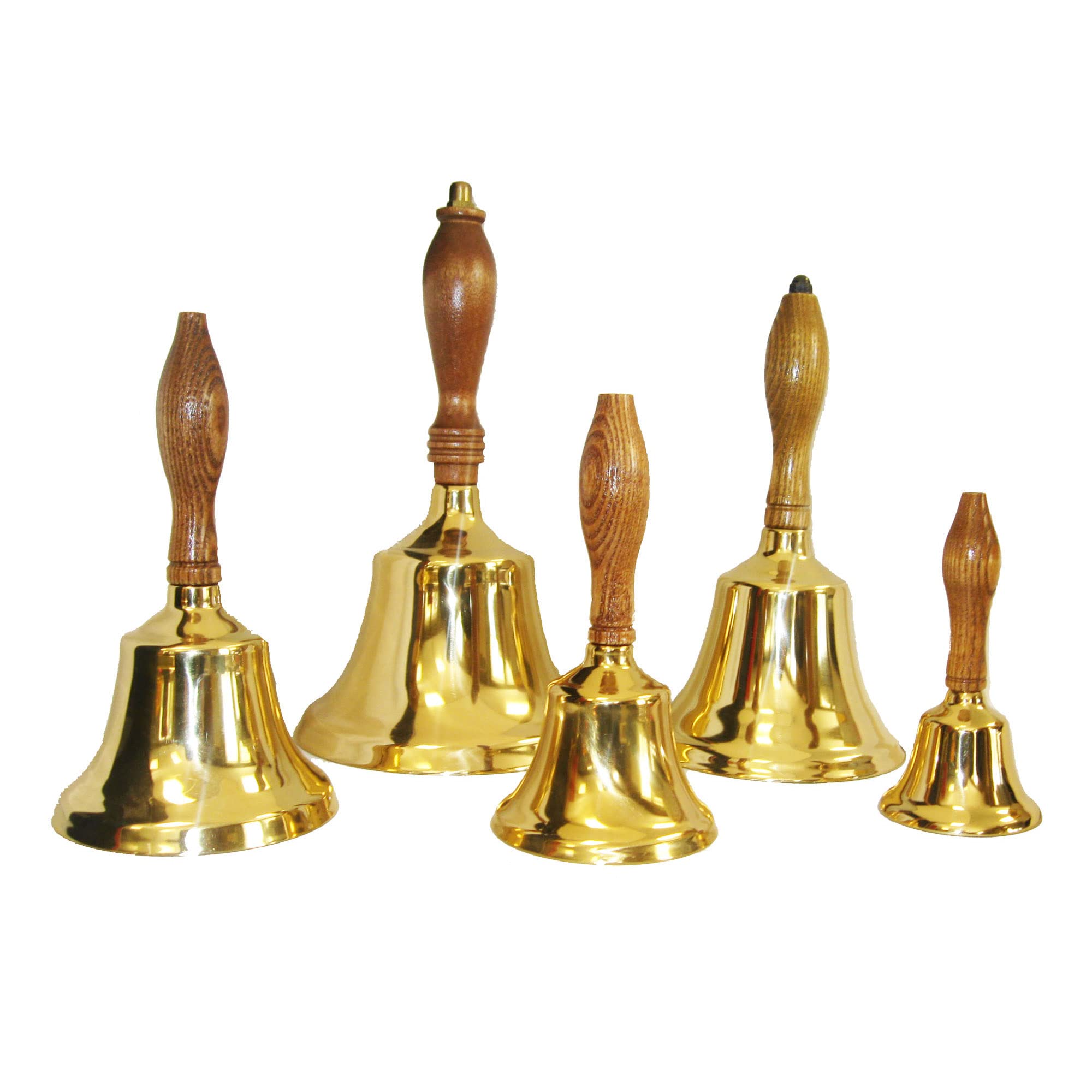 Mua Bevin Bells Solid Brass Hand Bell | 2HB | New England Hardwood ...