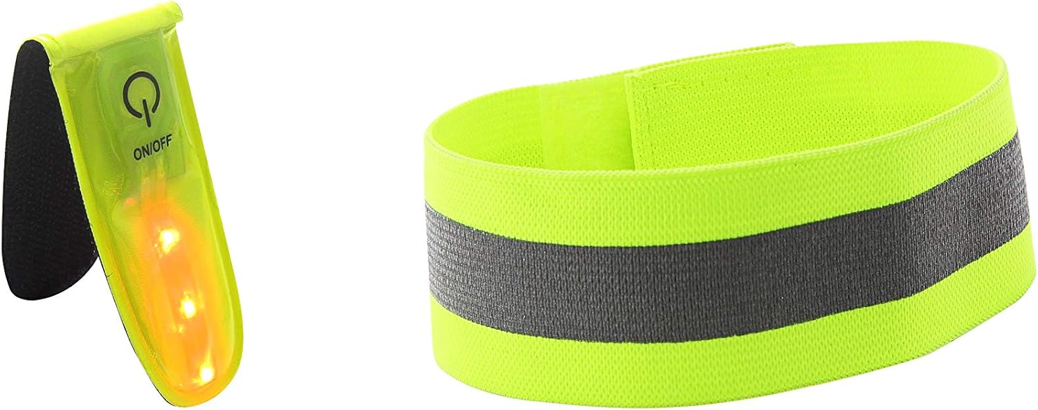 T’nB Urban MOOV Unisex Adult Reflective Armband and LED Velcro Kit ...