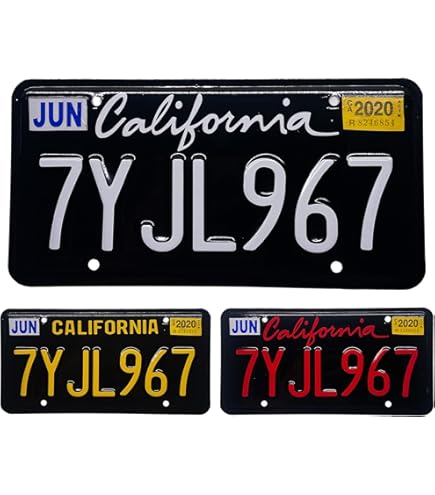 California Disabled License Plate