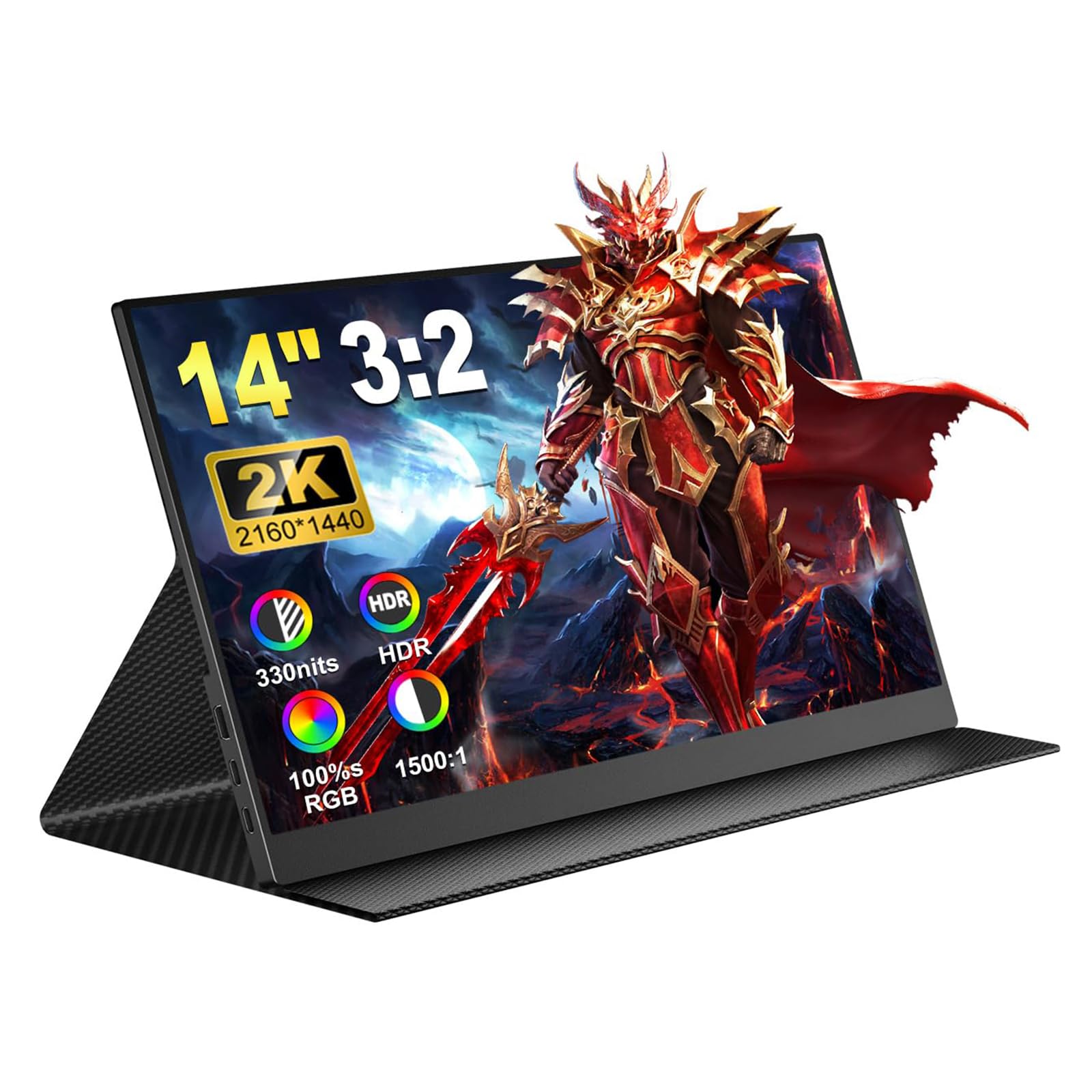 Mua CNBANAN 2K Portable Monitor, 14" Portable Screen IPS 2160x1440 QHD ...