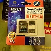 Amazon.com: 2 Pack 32GB Micro SD SDHC Memory Card Plus Adapter (Class 10 U1 UHS-I V10 A1 MicroSD ...