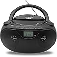Amazon.com: Nextron Portable Bluetooth CD Player Boombox with AM/FM ...