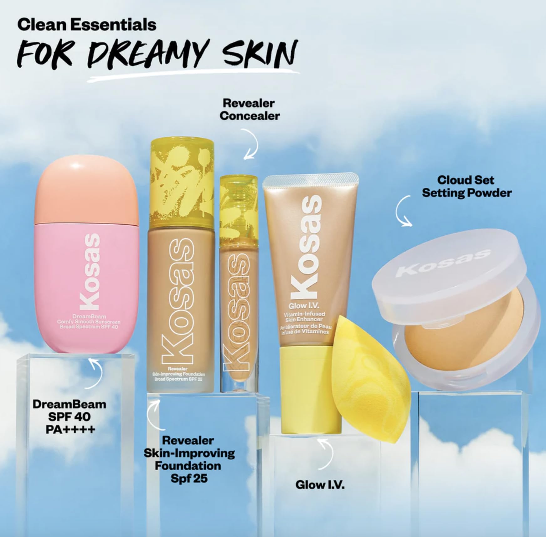 Mua Kosas Cloud Set Face Setting Powder | Smoothing Shine Control, Soft ...