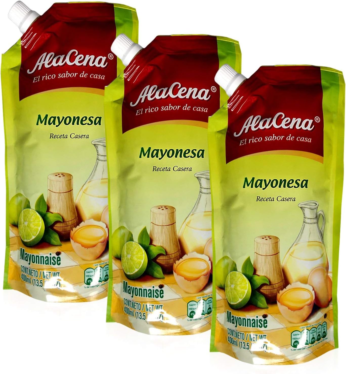 ALACENA Peruvian Mayonesa Homemade Recipe 500 ml. 3 Pack: Amazon.ca ...