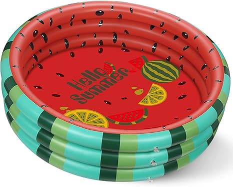 Amazon.com: Inflatable Kiddie Pool, Extra Large Baby Pool Summer ...