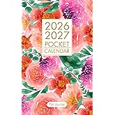 Amazon.com: Pocket Calendar 2026-2027 for Purse: 2 Year Pocket Planner January 2026 - December ...