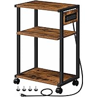 Natwind 3-Tier Movable Printer Stand with Storage Rolling Floor ...