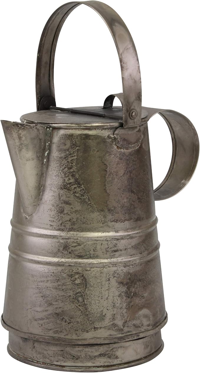 Amazon.com: Stonebriar Decorative Antique Silver Metal Drinking Pitcher ...