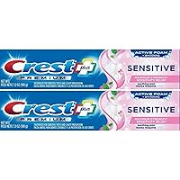 Amazon.com: Crest Premium Plus Sensitive Toothpaste with Active Foam ...