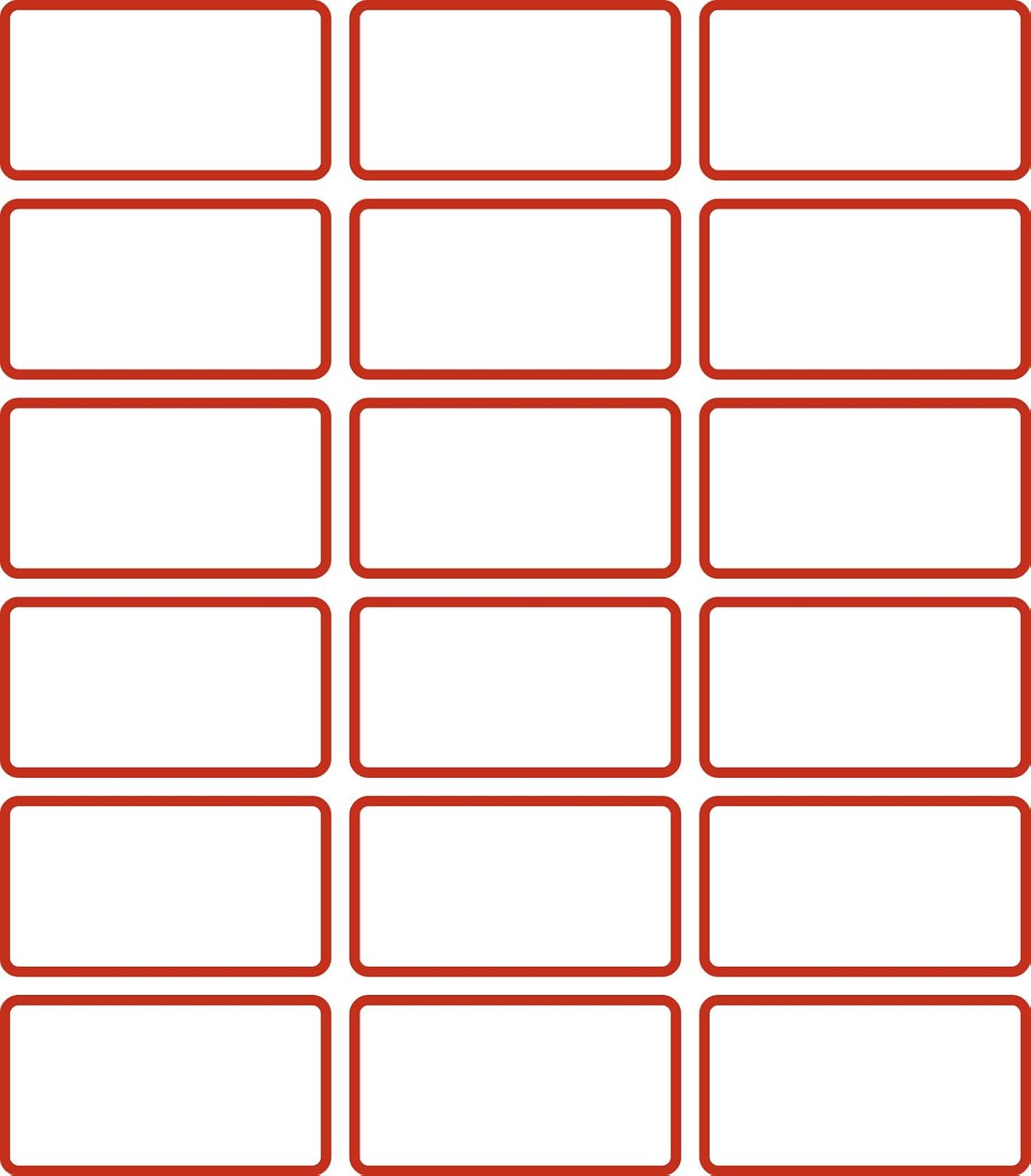 NPLABEL Blank Adhesive Container Sticker Labels for General use 55x30mm ...