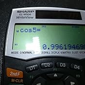 Sharp EL W506 Calcolatrice: Amazon.it: Elettronica
