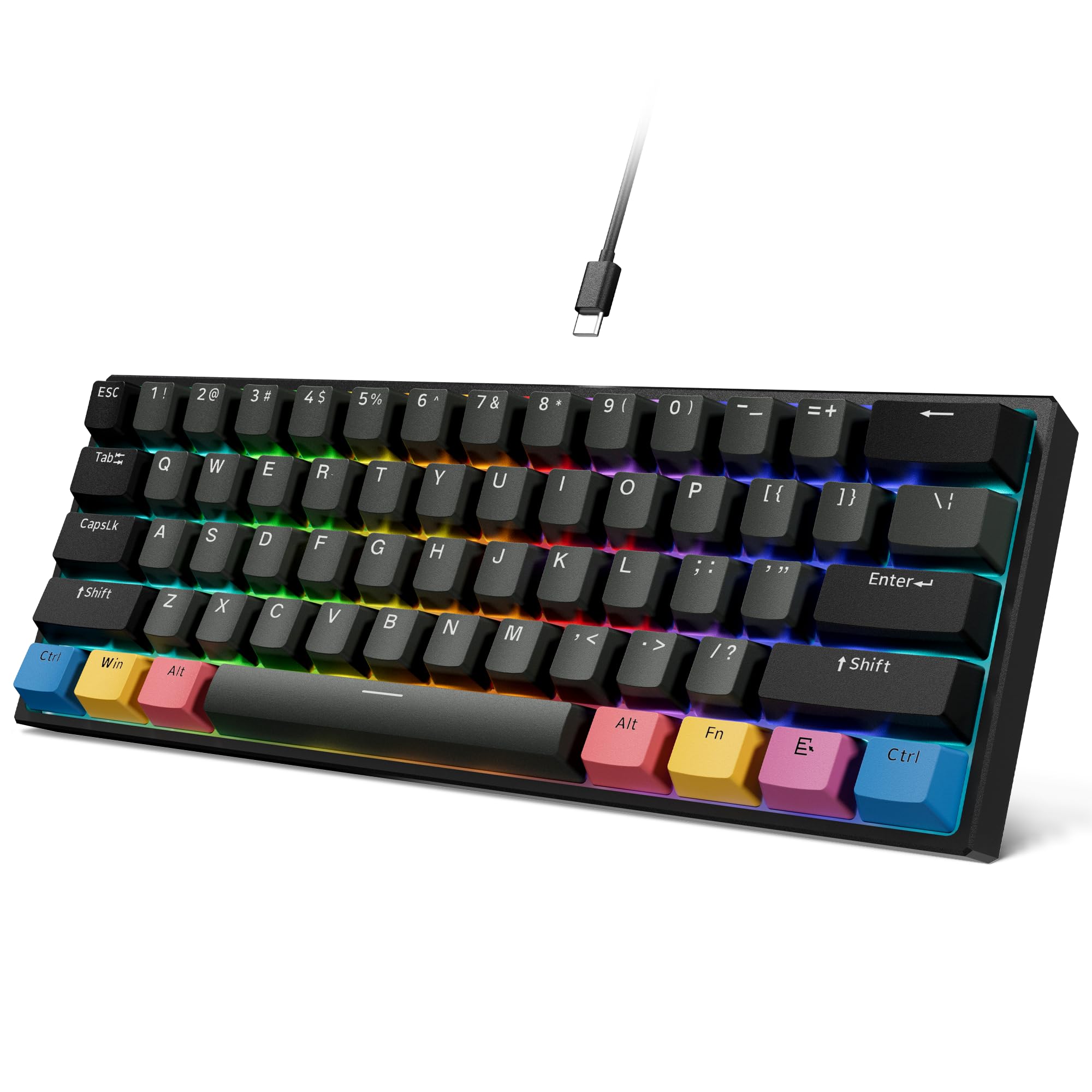 Mua XVX 60 Percent Keyboard -H61 Mechanical Keyboard, RGB Wired Gaming ...