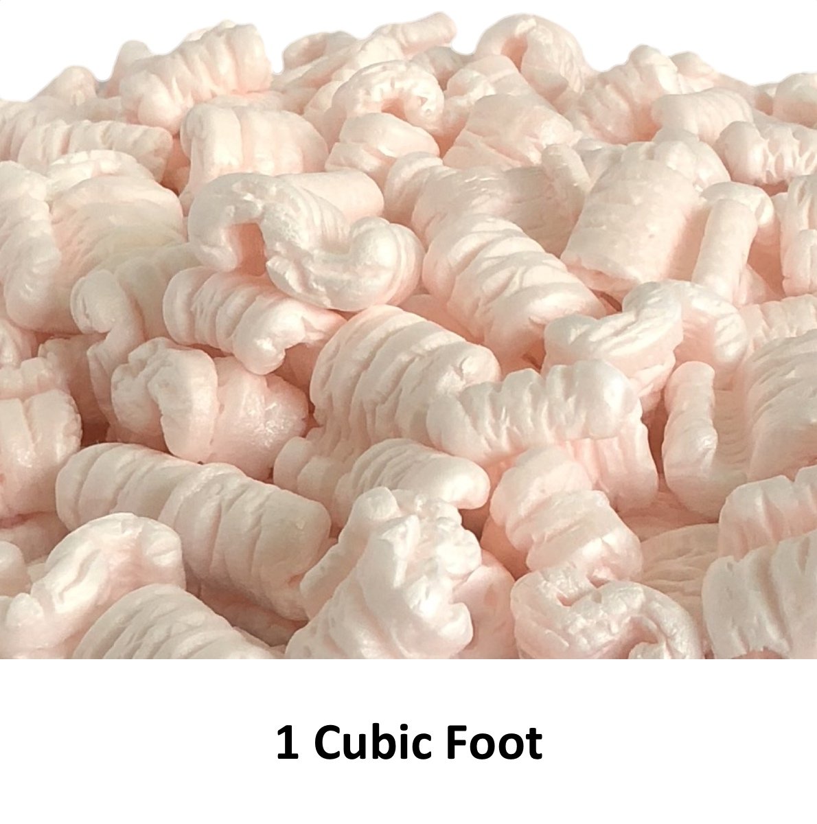 1 Cu Ft Pink Anti Static Packing Peanuts Popcorn S Shape Loose Fill ...