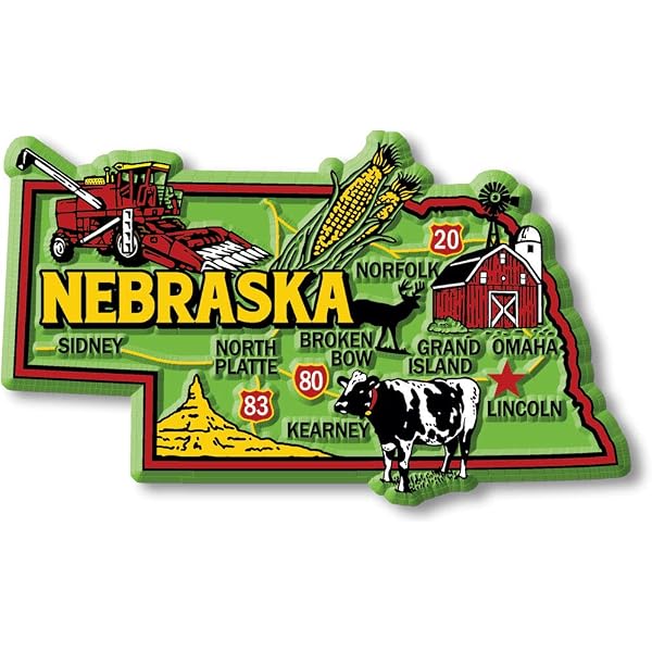 Nebraska Cookie Cutter Nebraska State Shape Cookie Cutter - 3D Printed ...
