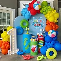 Amazon.com: Summer Pool Beach Party Decorations 146pcs Beach Ball ...