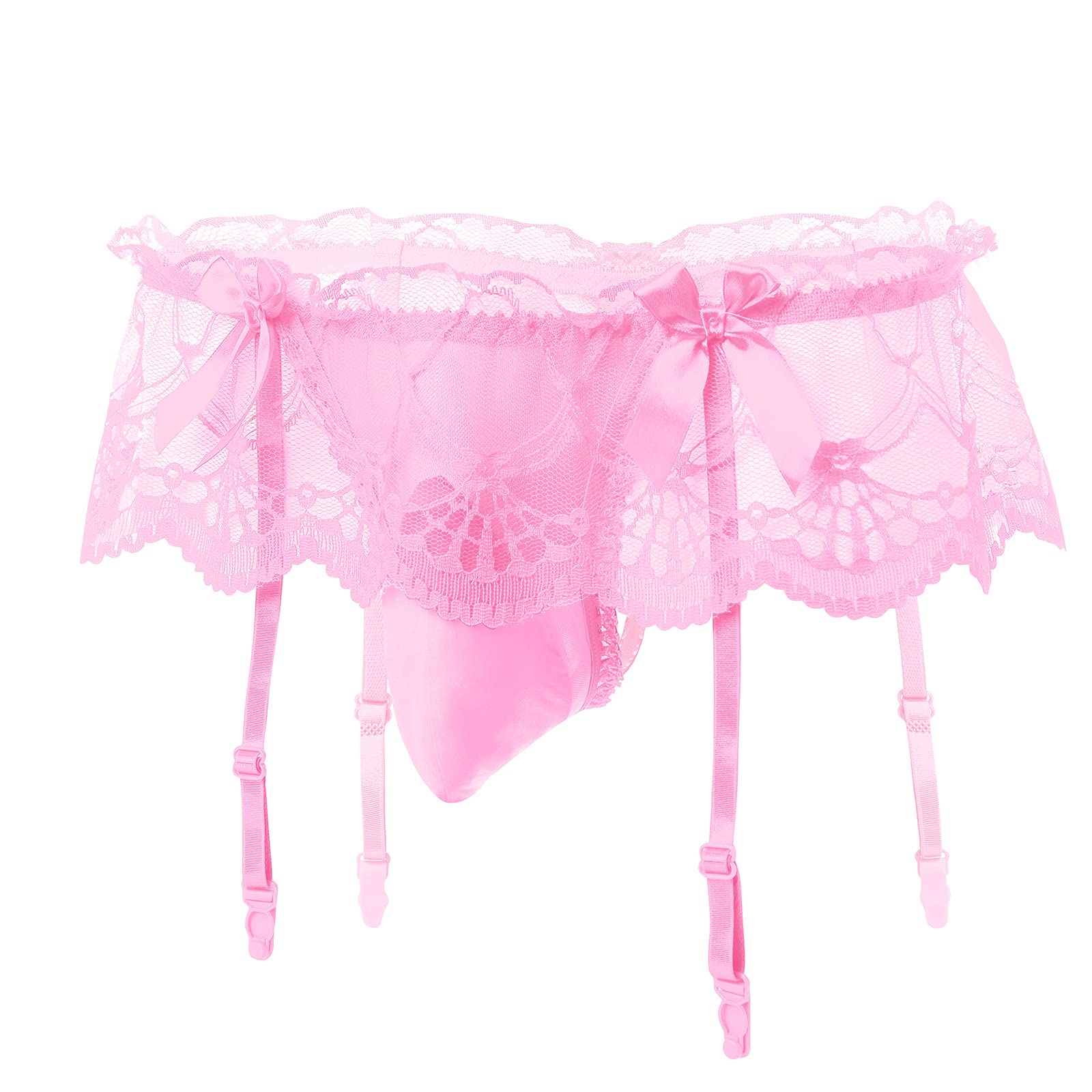 ABAFIP Men Lingerie Frilly Skirted Sissy Thongs Panties Low Waist G ...