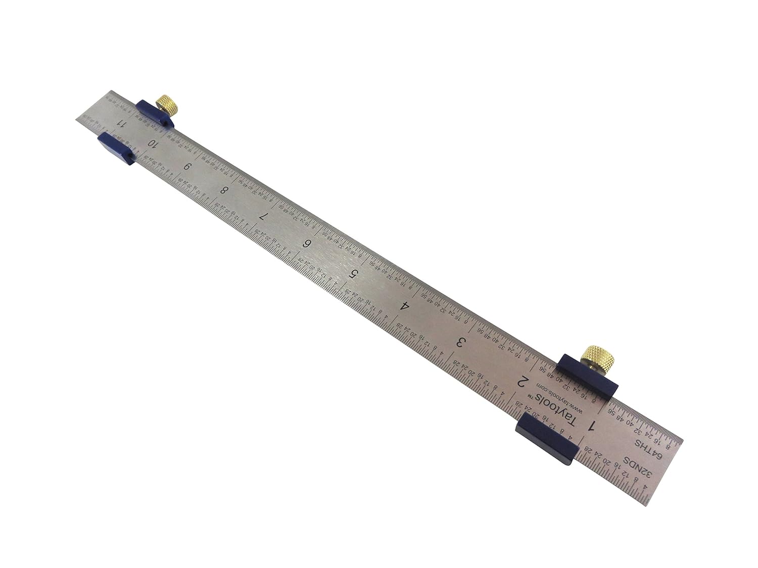 Bundle Taytools 108881 2 Each Pair Anodized Aluminum Ruler Stops Fences ...