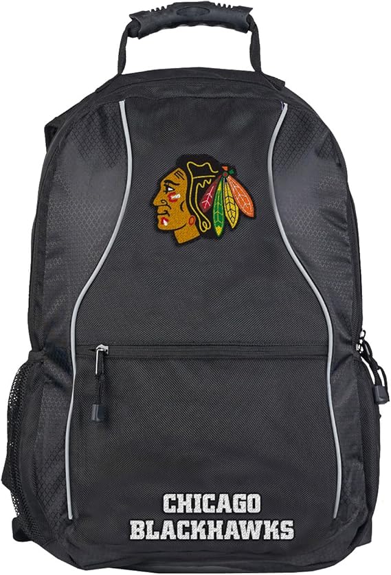 Northwest NHL Chicago Blackhawks Phenom Backpack, Black, Measures 19 ...