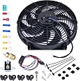 EVIL ENERGY 14 Inch Electric Radiator Cooling Fan 12V 160W Mount Kit ...