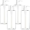 Amazon.com: Youngever 4 Pack Pump Bottles for Shampoo 24 Ounce, Empty Shampoo Pump Bottles ...