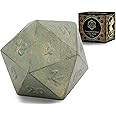 Amazon.com: Cast Iron D20 Dice - Large, Heavy Metal 20-Sided Die for ...
