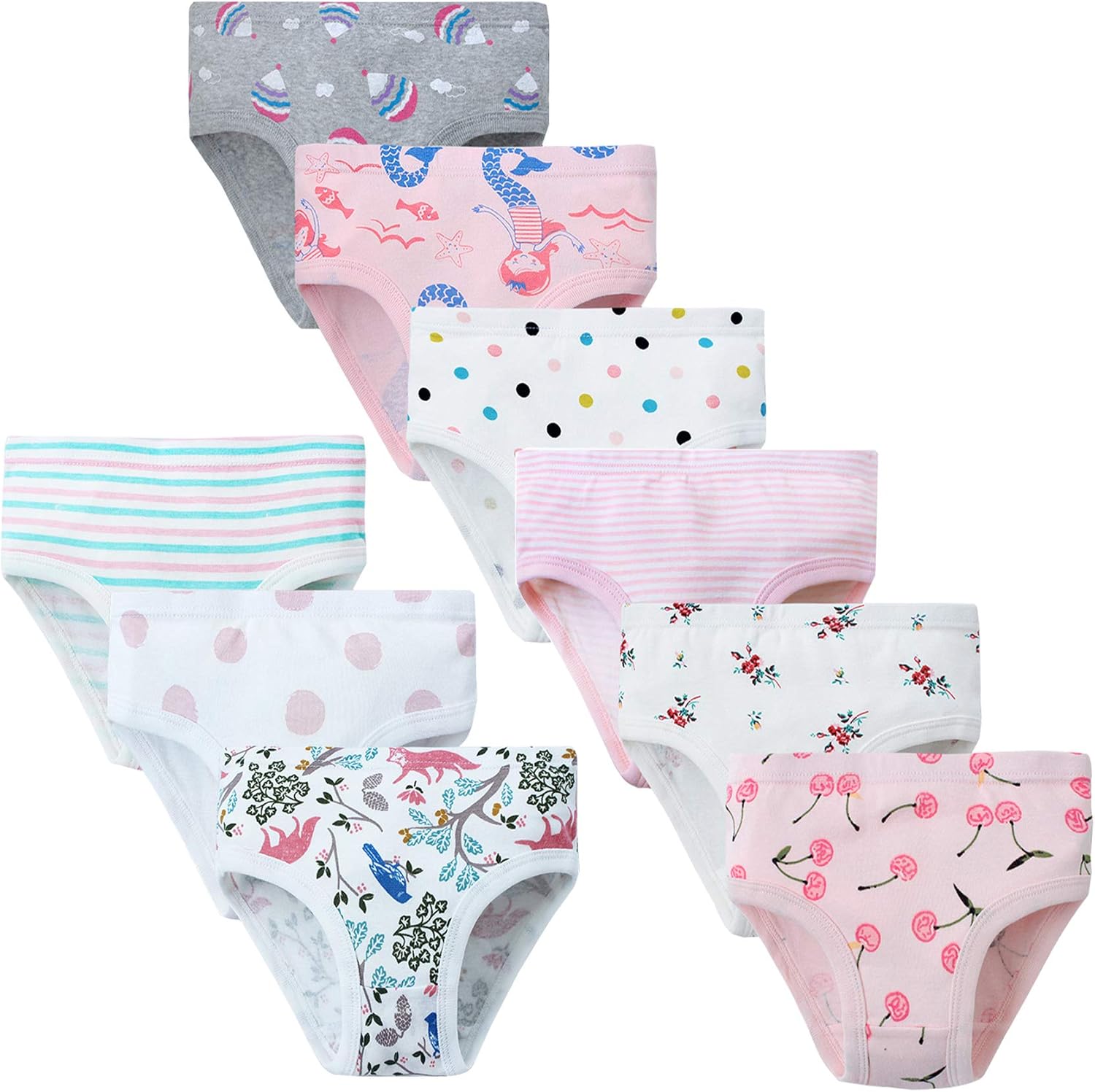 JackLoveBriefs Mutande Corte da Bambine Piccole in Cotone Morbido Serie ...