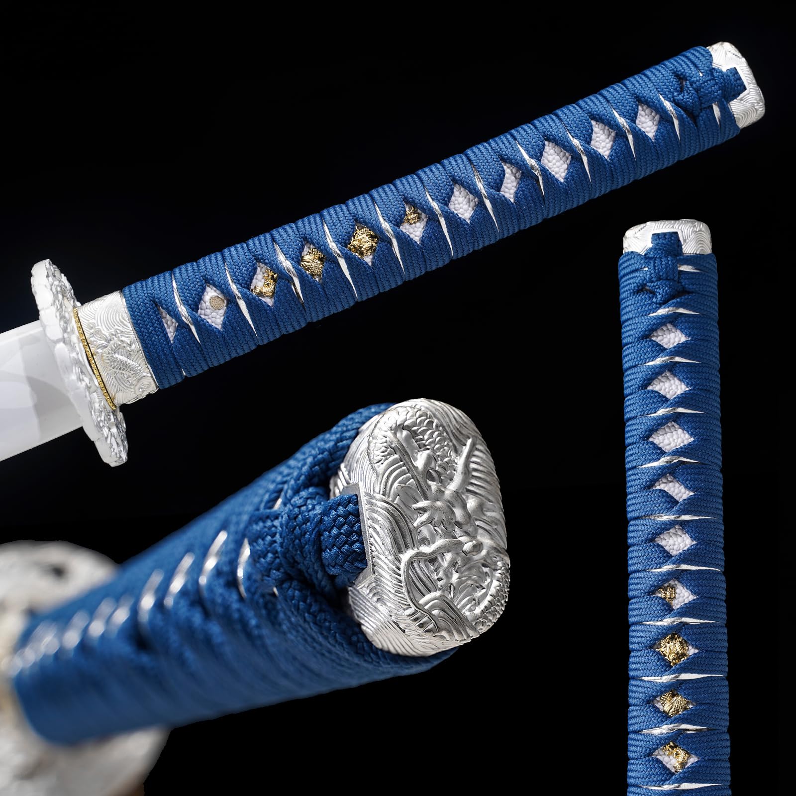 Wuton Katana Sword Real Razor Sharp Full Tang Real Samurai Sword 40 ...