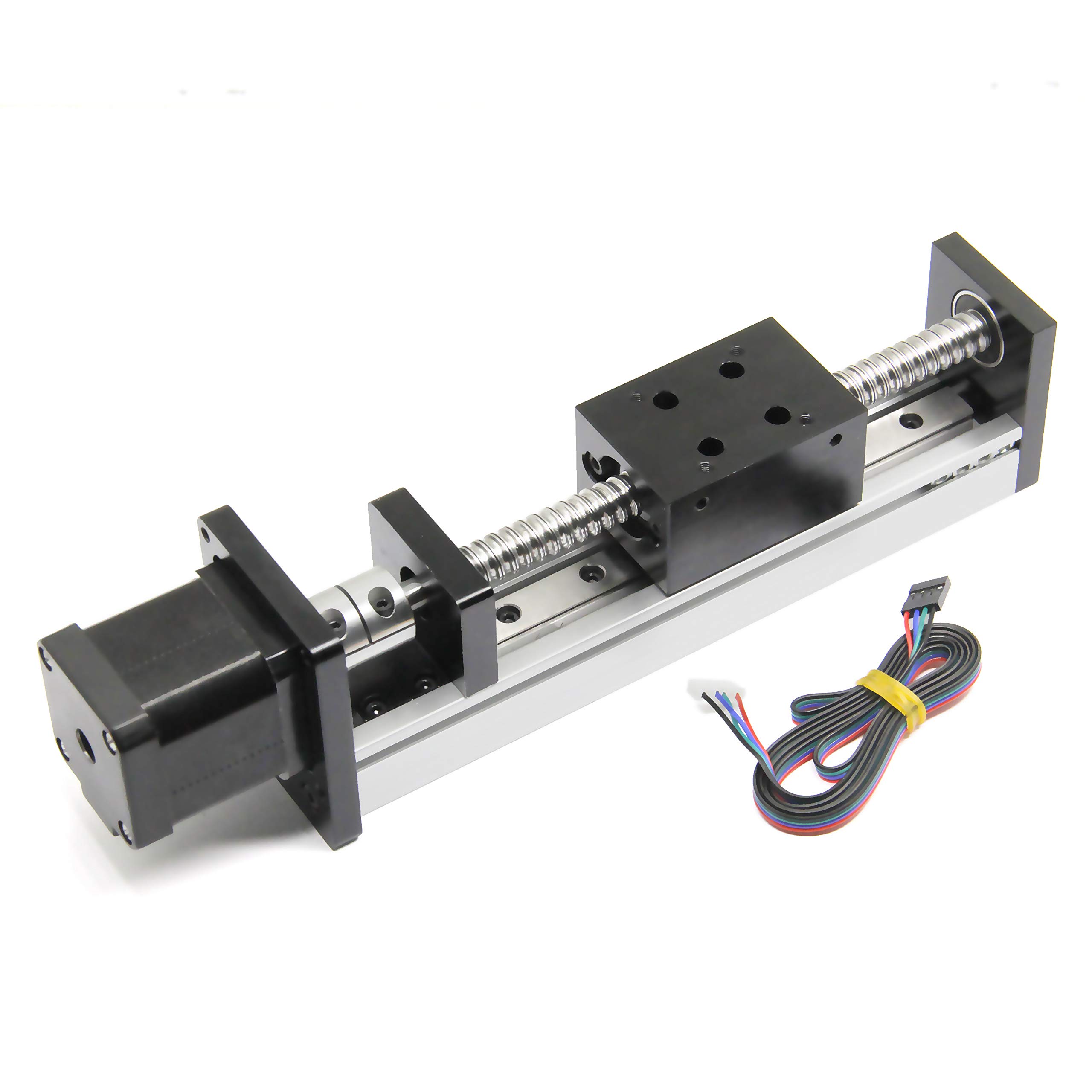 Mua 100mm Length Travel Linear Stage Actuator with Square Linear Rails ...
