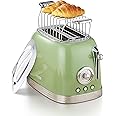 Amazon.com: Toaster Retro 2 Slice, Vintage Toaster, Green Toaster, With ...