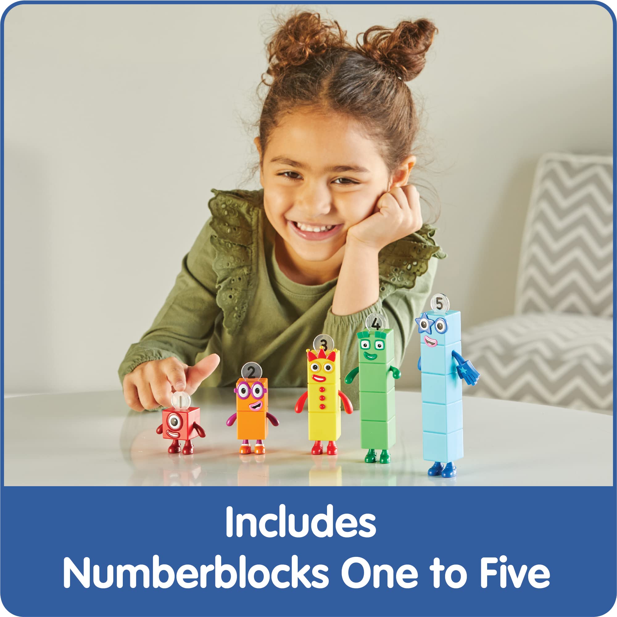 Mua Numberblocks Friends One to Five Figures, Cartoon Action Figure Set ...