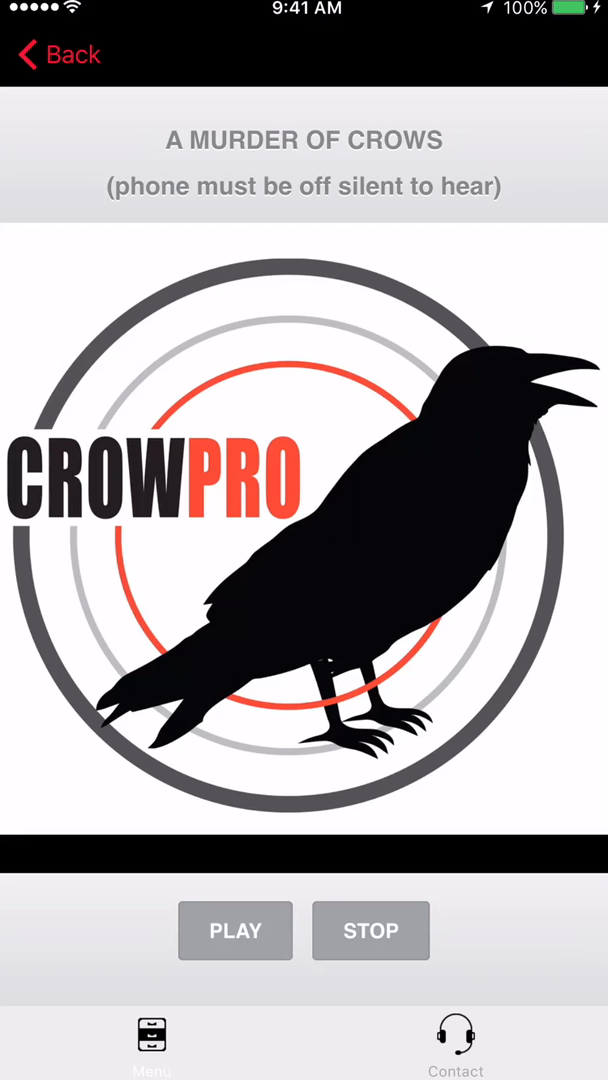 ELECTRONIC Crow Caller - eCaller App for Crow Calls, Crow Sounds & Crow ...
