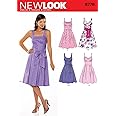 Amazon.com: New Look Sewing Pattern 6776 Misses Dresses, Size A (8-10 ...