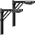 Wallmaster 24inch Folding Shelf Brackets Garage Heavy Duty Steel Max ...