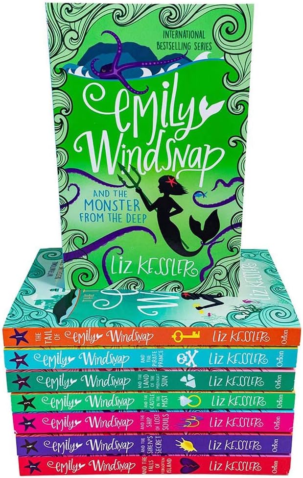 Liz Kessler The Tail of Emily Windsnap Series 9 Books Collection Box ...