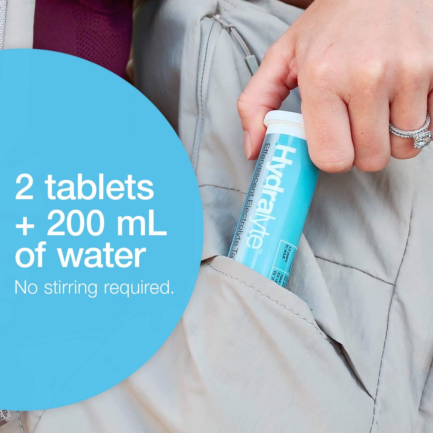 Hydralyte Effervescent Electrolytes Tablets – Lemonade | 40 Tablets ...