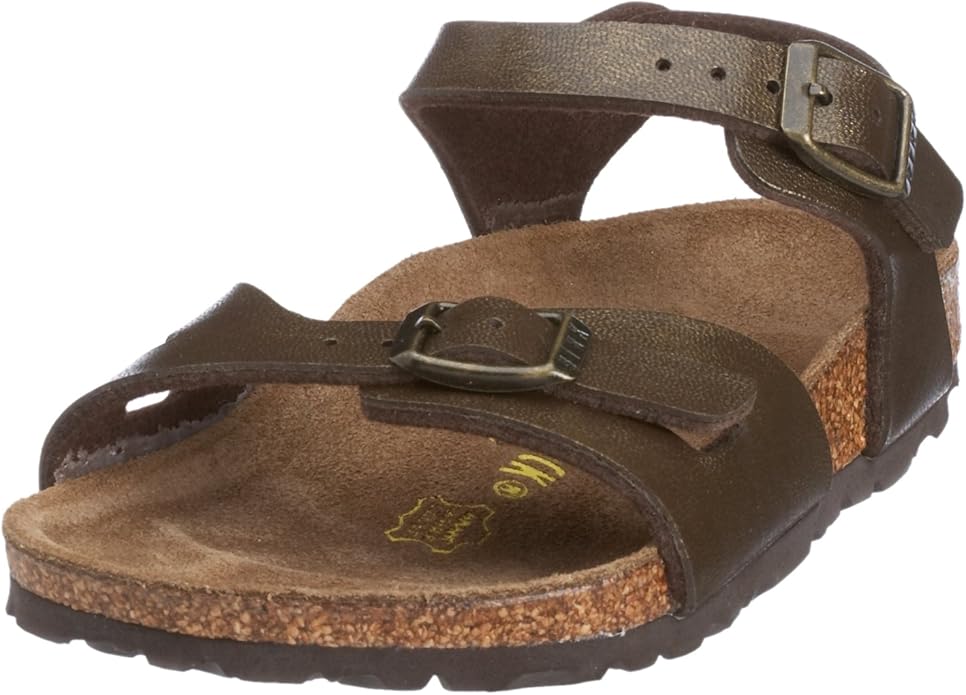 Birkenstock Unisex-Child Rio Sandals Gold Brown 7 UK: Amazon.co.uk ...