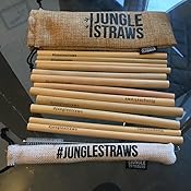 Jungle Straws® Reusable Bamboo Straws | Eco Friendly Natural Drinking ...