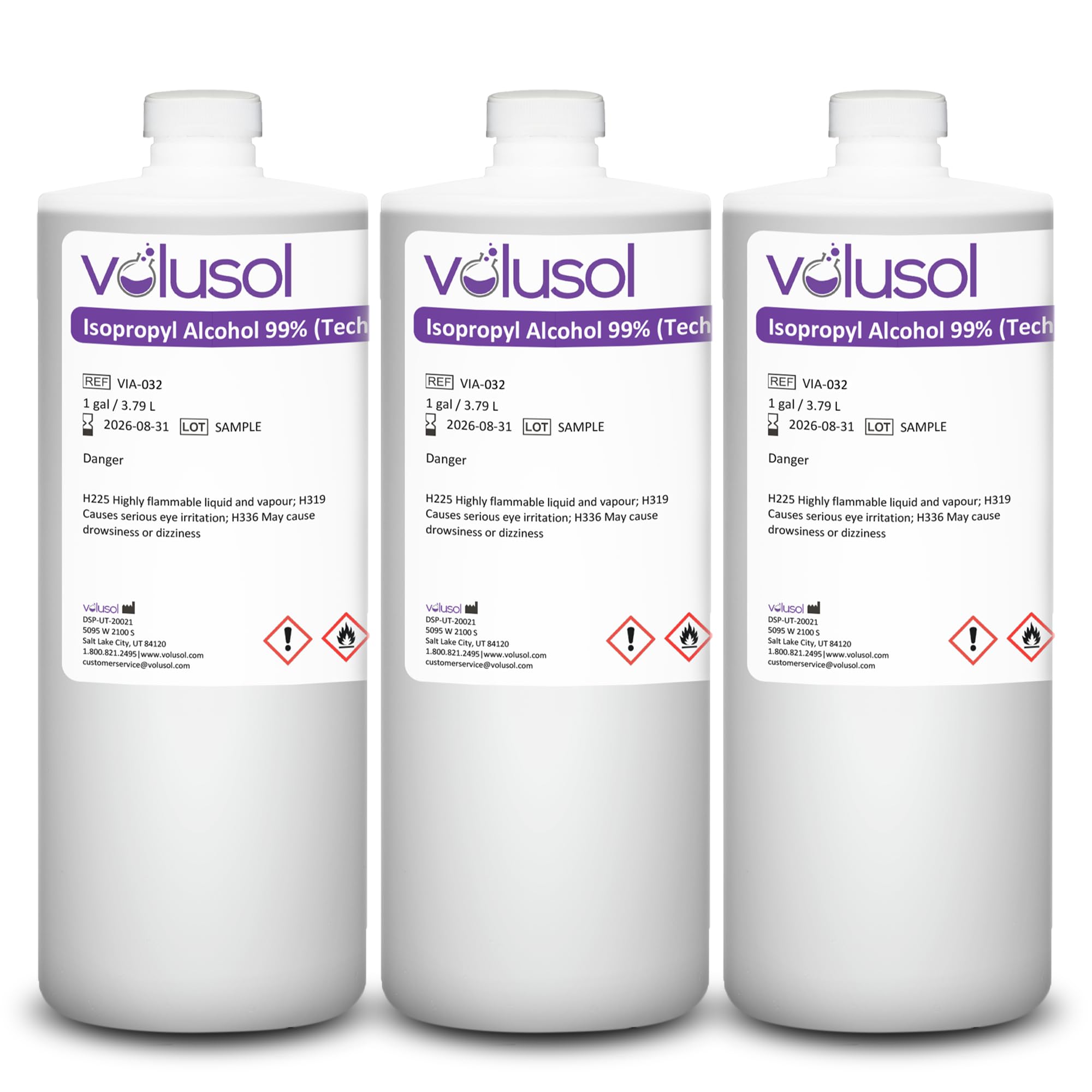 Mua Volu-Sol Isopropyl Alcohol 99% (Isopropanol) - High Purity, Concentrated Rubbing Alcohol ...