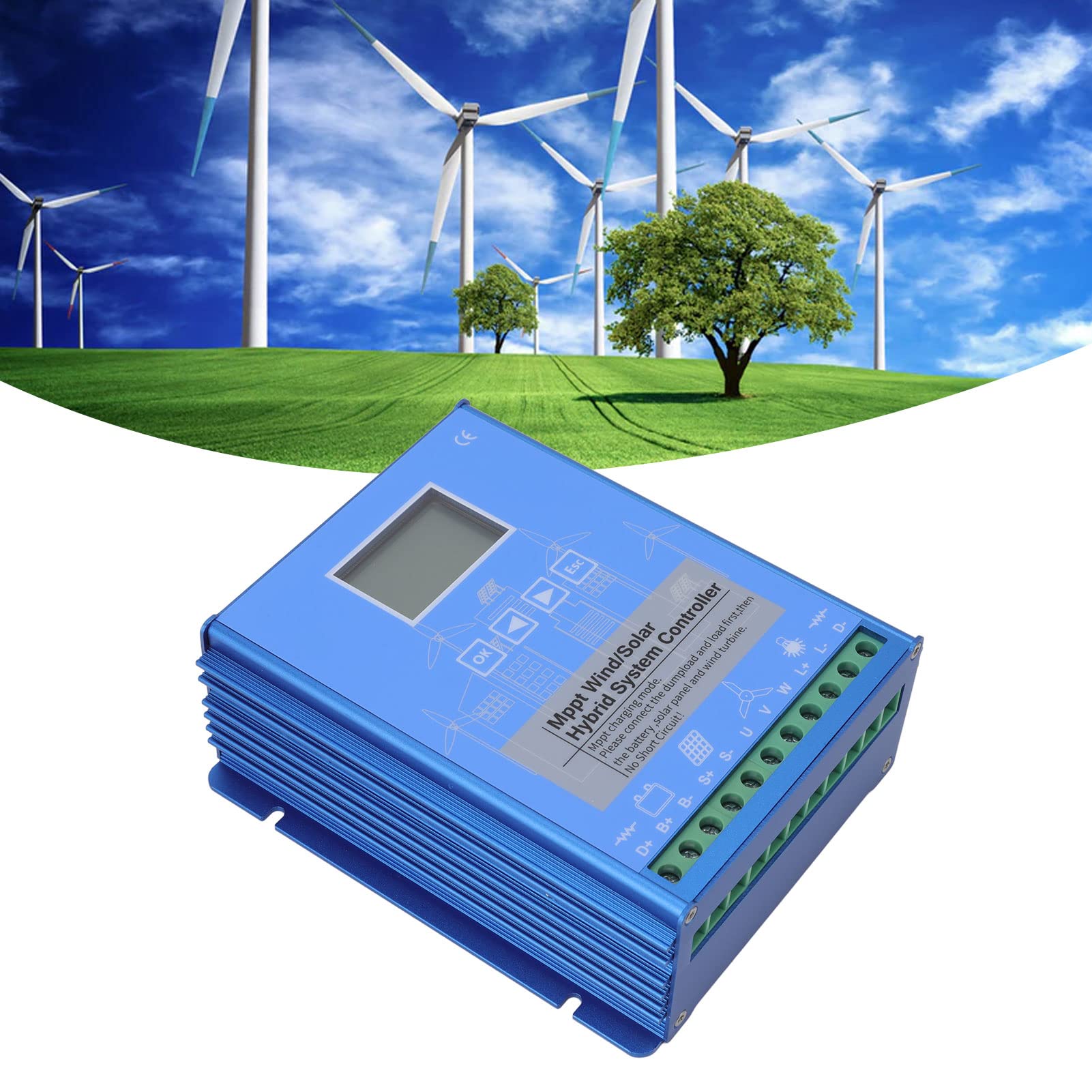 Mua FOUF Wind Solar Hybrid Controller, 12V 24V LCD Display MPPT Boost ...
