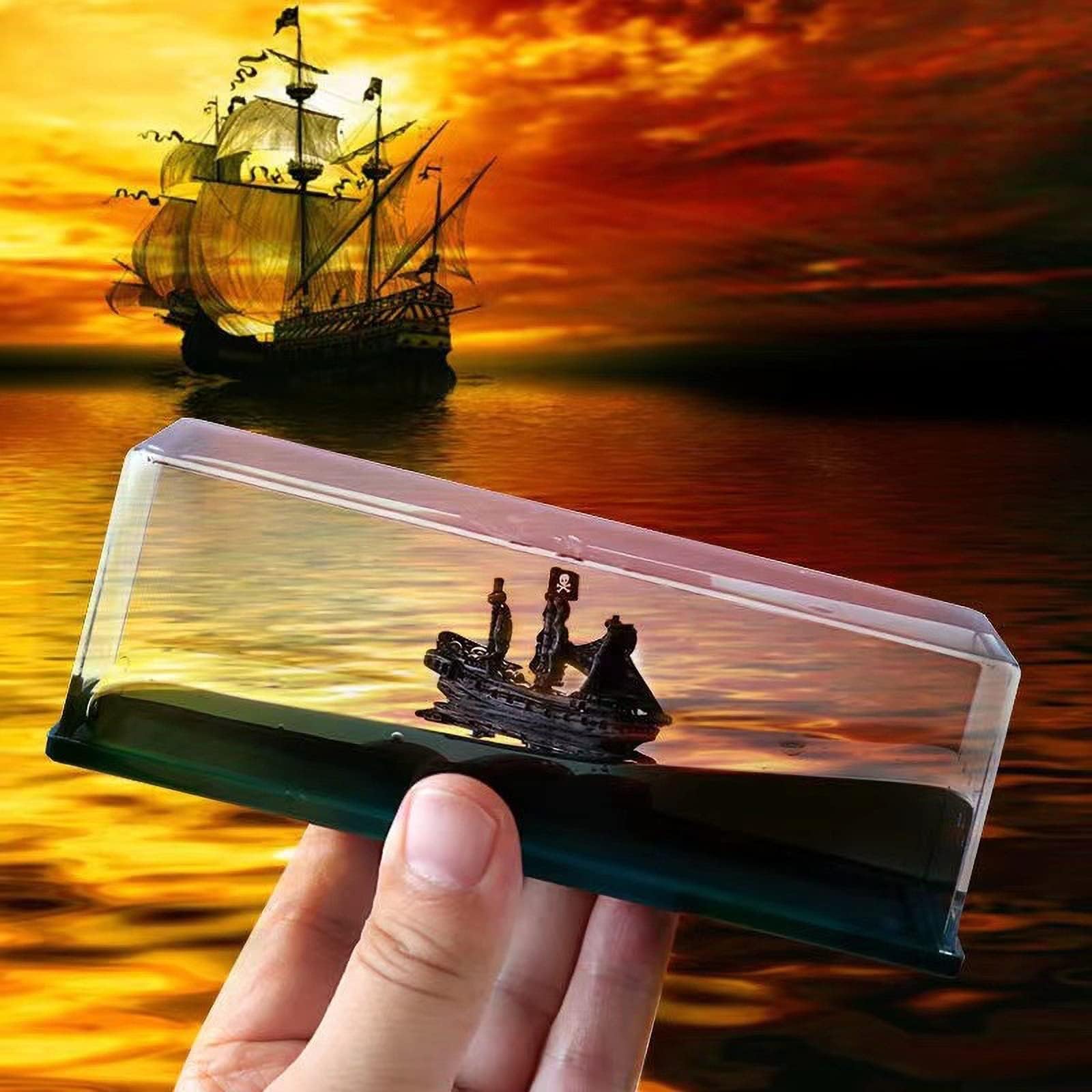 Mua PTAEXCEL Cruise Ship Fluid Drift Bottle, Unsinkable Boat in a Box ...