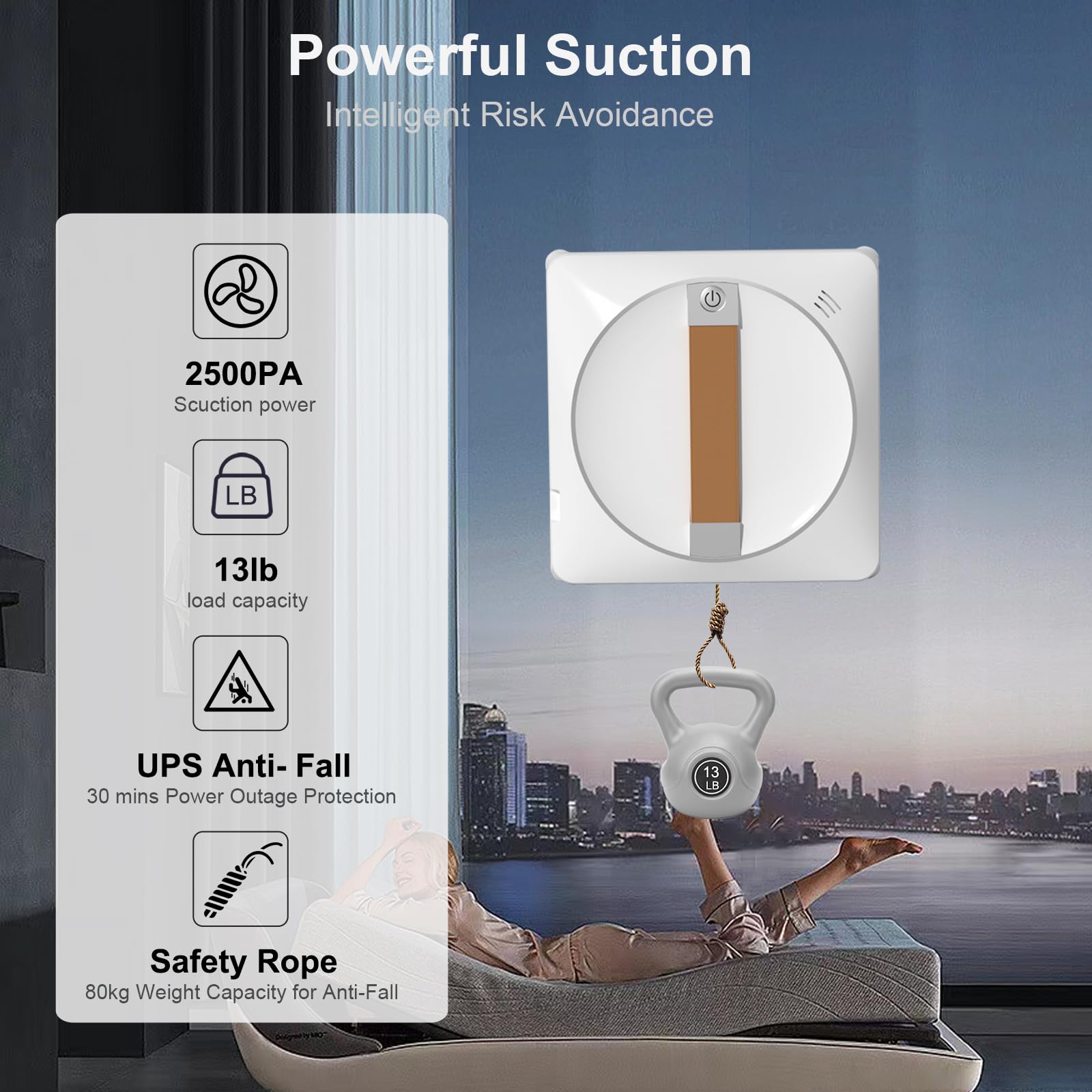 Mua Wannabe Smart Window Cleaning Robot - Dual Water Spray, Remote ...