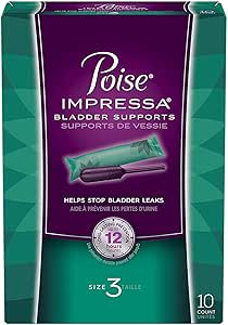 Amazon.com: Poise Bladder Support Poise Impressa Size 3 Bladder Support ...