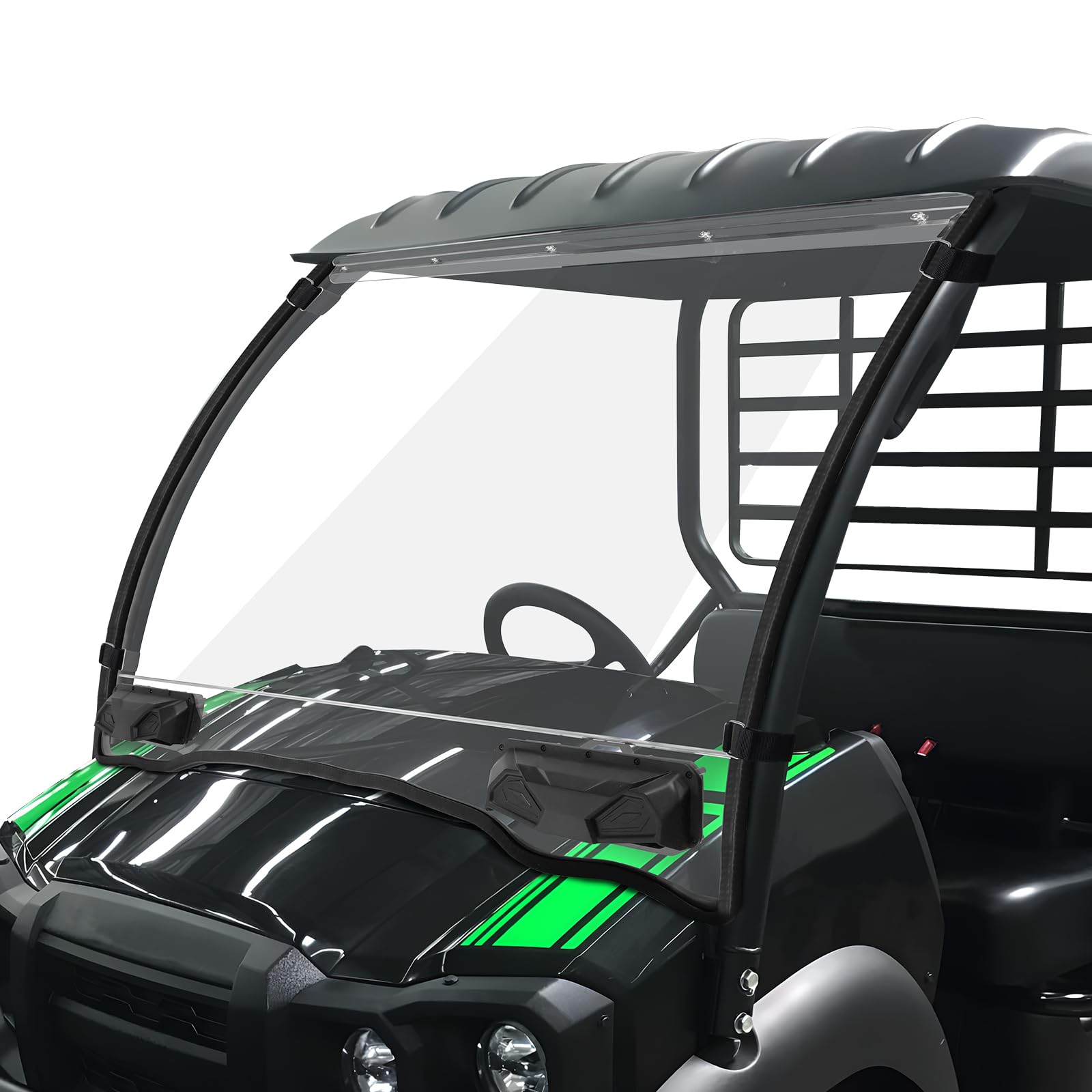 StarknightMT Vented Mule Windshield Scratch Proof Windshield Compatible ...