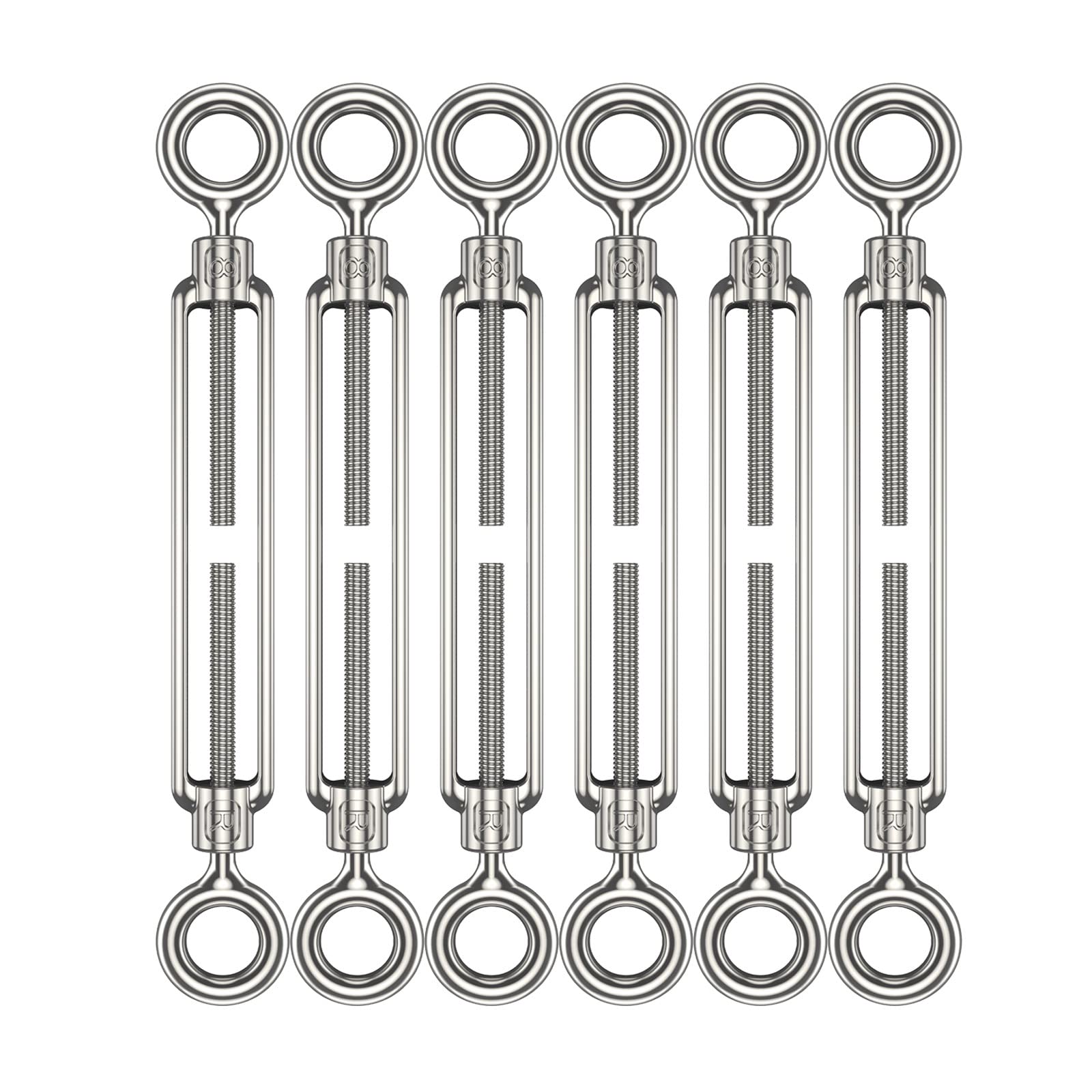 Mua Eye & Eye Stainless Steel Turnbuckles Wire Rope Tension, 6pack ...