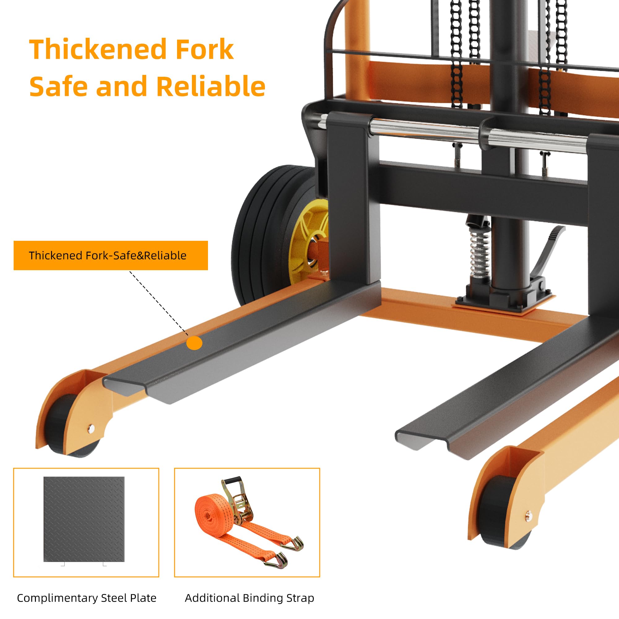 Mua LuminaLiftCure Hydraulic Material Lift Pallet Truck 450 lbs Manual ...