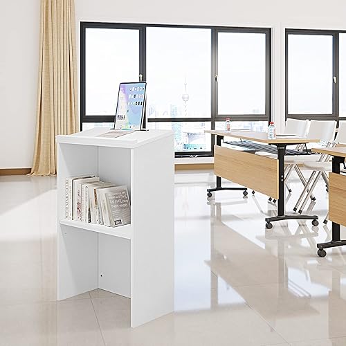 Panana Podium Stand- Portable Podium Stand Hostess Stand Desk with ...