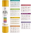 Amazon.com: 7-pack ASL American Sign Language Classroom Posters ...