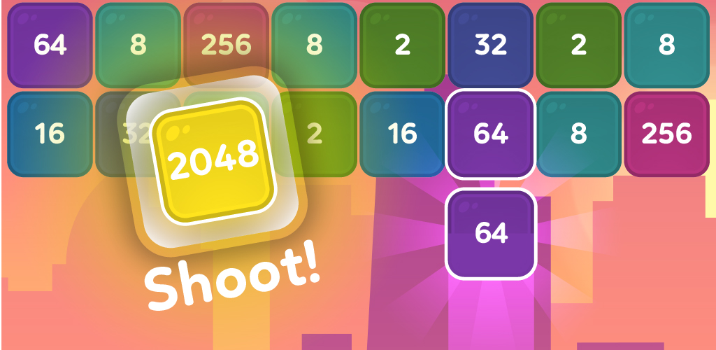 2048 Shoot - Number Merge Block Puzzle Game free : Amazon.com.br: Apps e Jogos